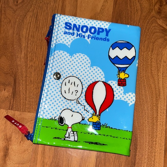 Peanuts | Bags | Peanuts Snoopy Double Pouch With Snaps | Poshmark